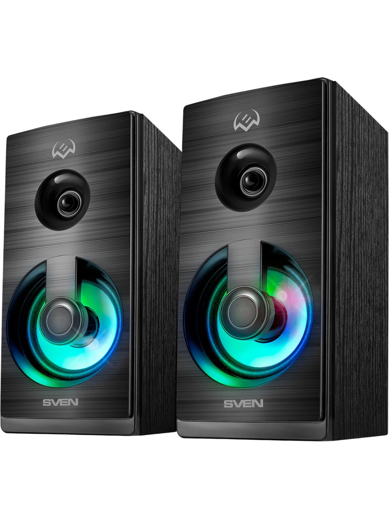 Компьютерные колонки Sven SPS-512 (SV-020156), 6 Вт, 80 Гц - 20 КГц, USB, черные