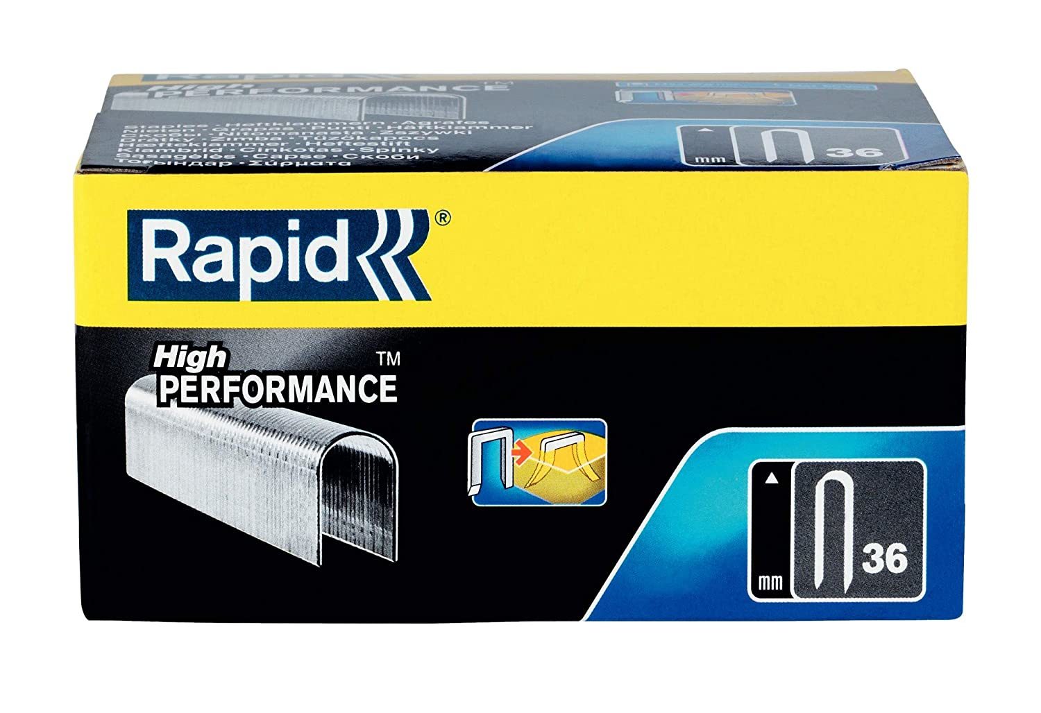 Скоба - 36/12 DP (в упаковке 1000шт.) Rapid 11885110