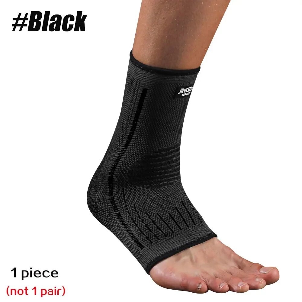 Компрессионный бандаж на лодыжку BraceTop, размер М Черный, L, Black