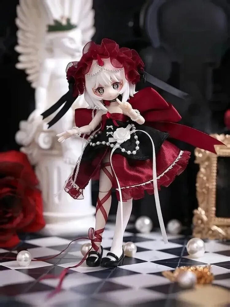 Кукла 1/12 BJD Meki Creaters's Essence серия-Rose С аксессуарами 3316261644 для коллекционирования