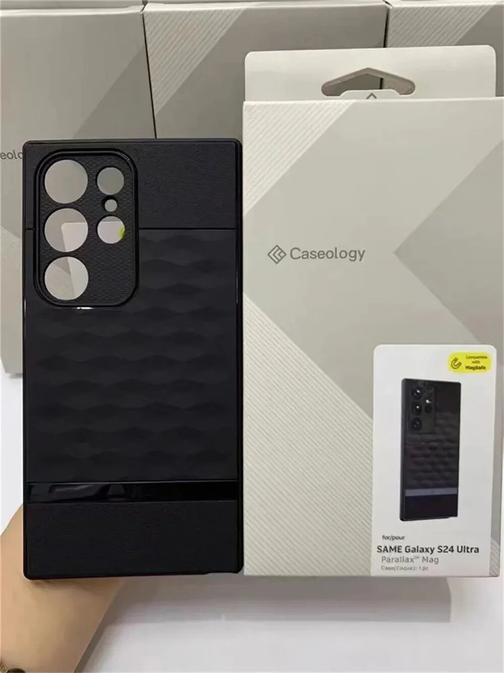 Магнитный Силиконовый Чехол Caseology Из ТПУ Для Samsung Galaxy S24 Черный, Black, For S25 UItra