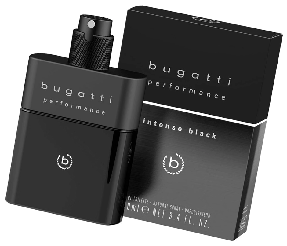 Парфюм для мужчин Bugatti Performance Intense Black 100 мл - Бугатти Перформанс Интенс Блэк