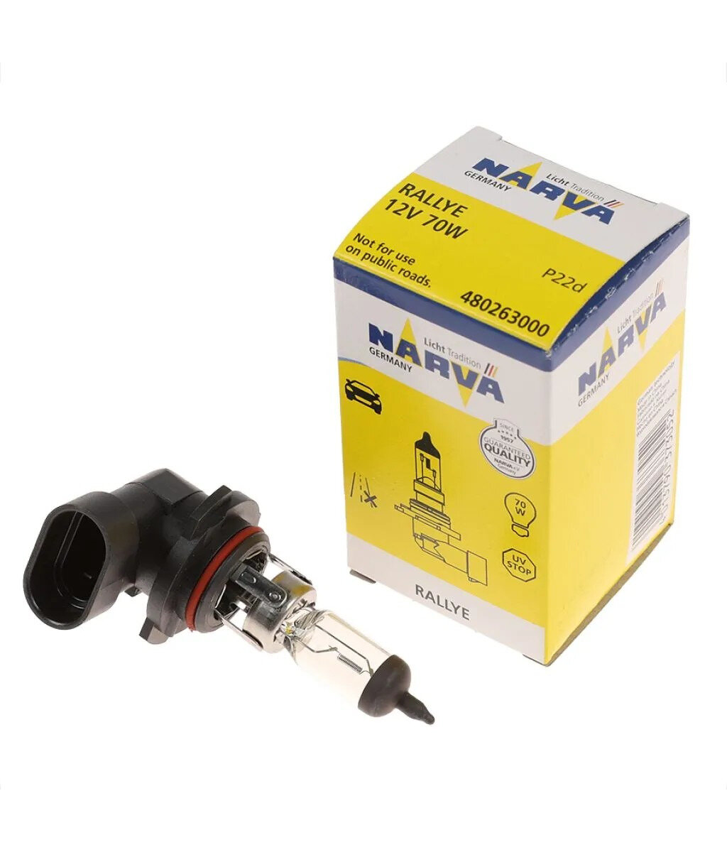 Лампа галогенная Narva Rallye HB4 12V 70W P22d 480263000
