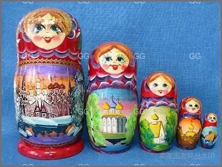 Матрешка (5 штук-мест) Заповедный уголок