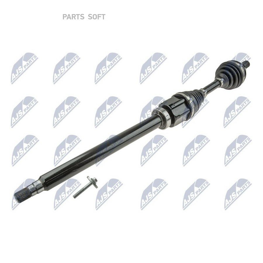 Полуось Volvo AWD S60II/V60 3.0T6 10-, S80II 3.0T6,4.4 07-14, V70III 3.0T6 07-14 АКПП правая от официального дистрибьютора, NTY, артикул NPWVV042