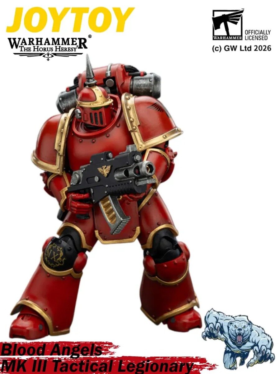 JOYTOY warhammer 30000 Blood Angels MK III Tactical Legionary 1/18 nодаpок коллекция игрушек