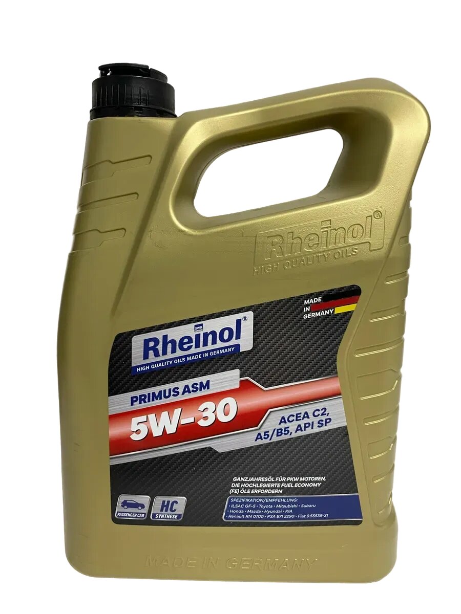 Масло моторное синтетическое Swd Rheinol Primus ASM 5W-30, 5 л,