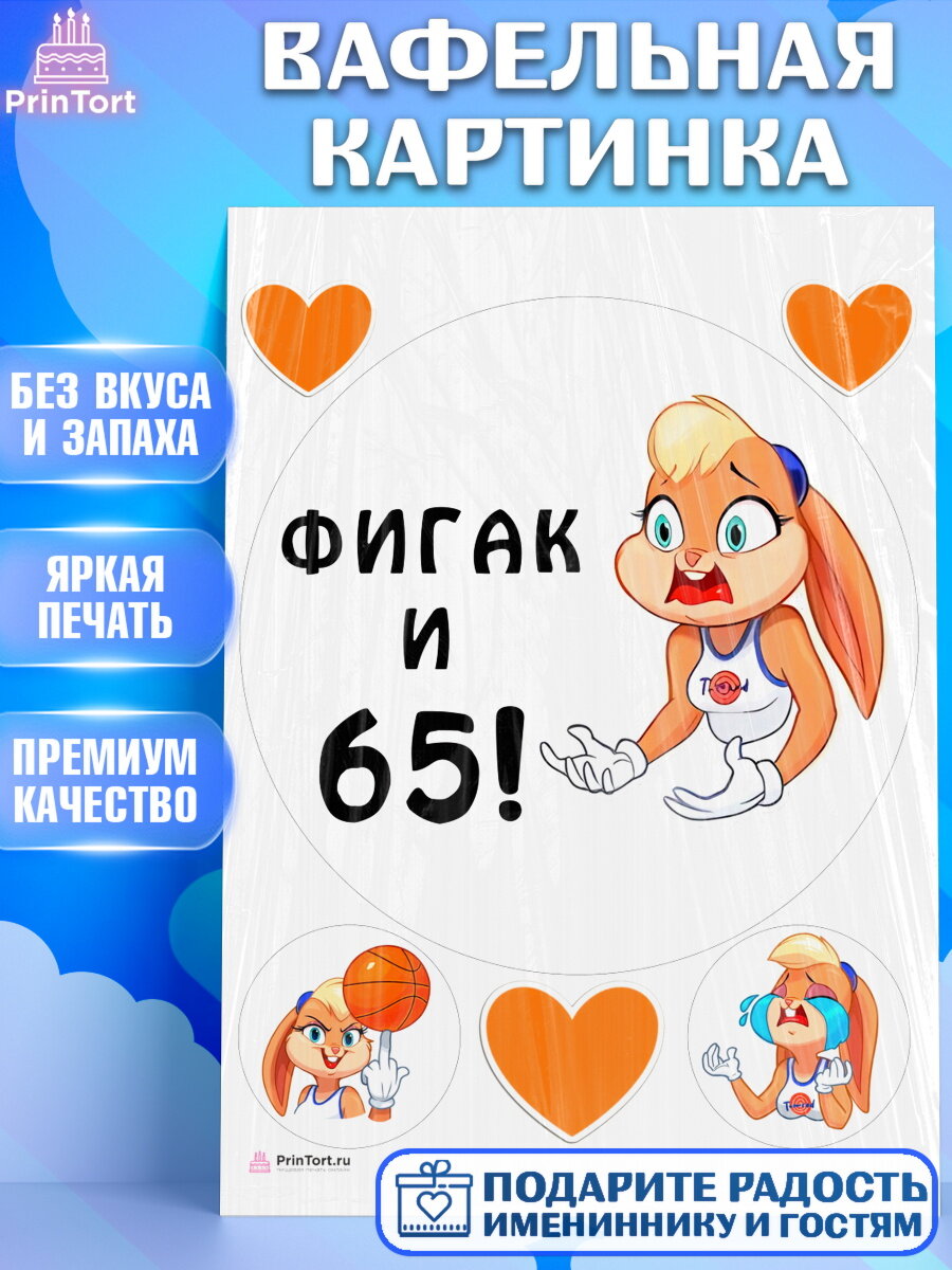 Вафельная картинка для торта с днем рождения. Украшения для торта маме или бабушке на День Рождения. Декор для выпечки PrinTort