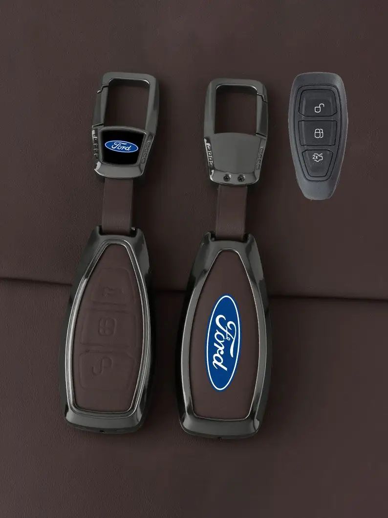 Чехол для автомобильного смарт-ключа для Ford Focus 3 4 ST Mondeo MK3 MK4 Fiesta Fusion Kuga Ecosport Protect Fob Аксессуары
