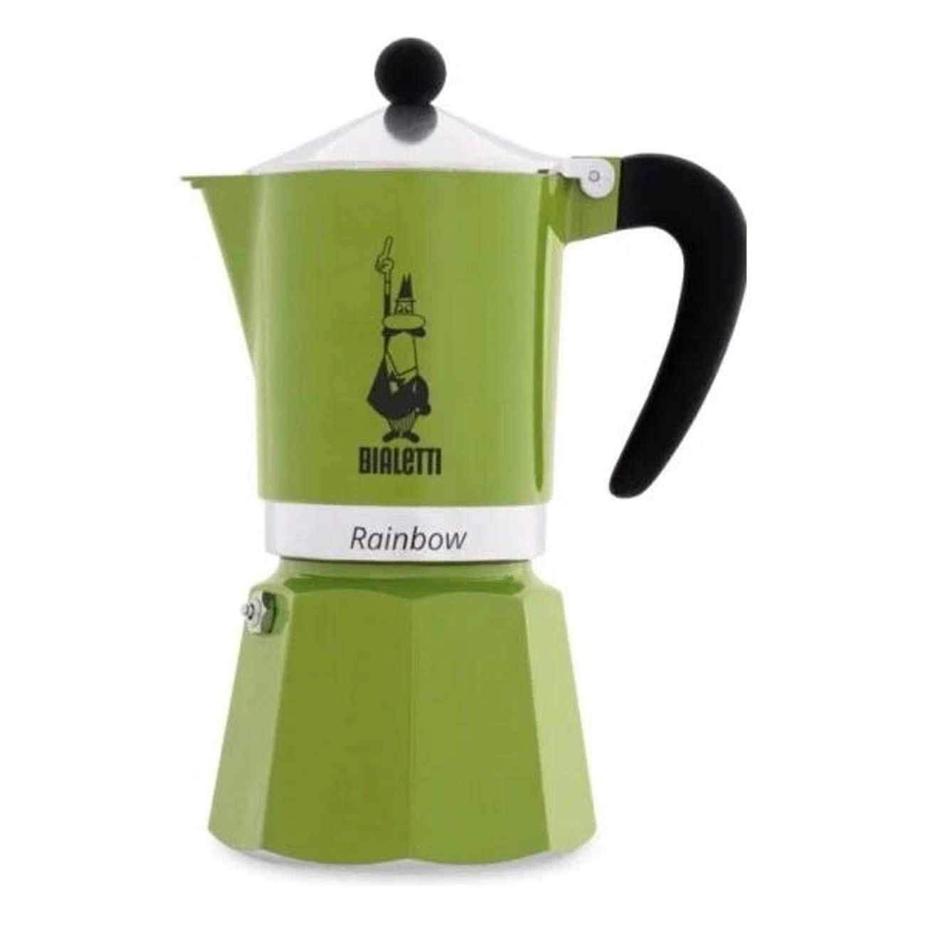 Кофеварка гейзерная электрическая Bialetti Rainbow 4973 зеленая