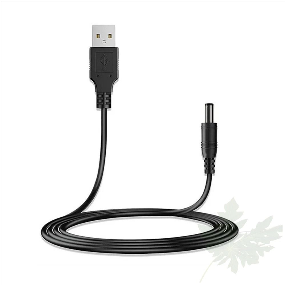 Кабель USB, штекер USB - DC разъем 5.5 x 2.1 мм питание, переходник - адаптер