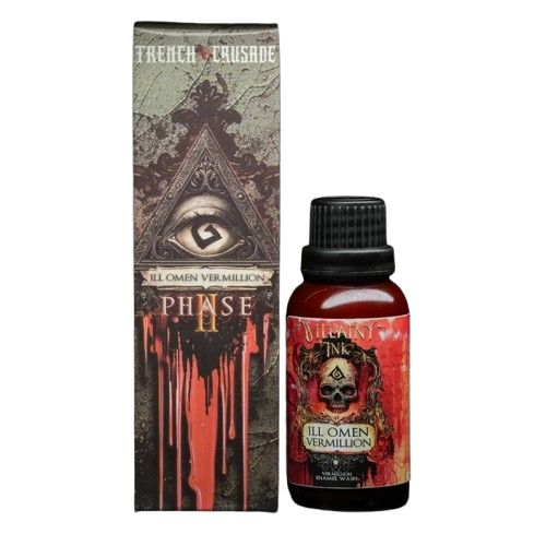 Краска для сборных моделей Villainy Ink Enamels - Ill Omen Vermillion