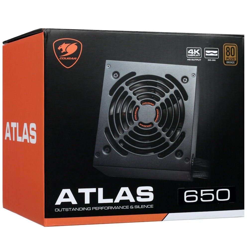 Блок питания Cougar Atlas 650 [ CGR BA-650] черный