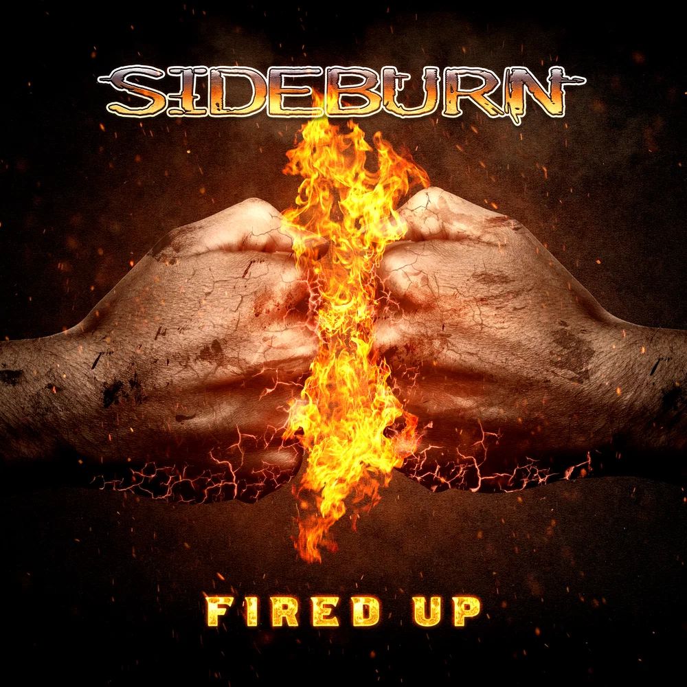 SIDEBURN - Fired Up, музыкальный компакт-диск, Fono, Hard Rock, Россия