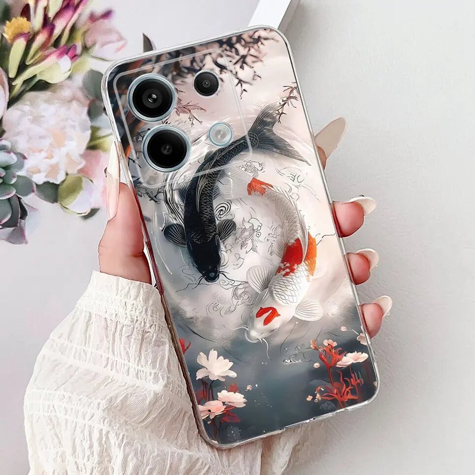 Чехол для Xiaomi Redmi Note 13 Pro Pro + Note13, чехол для телефона, TPU-981, Redmi Note 13 4G