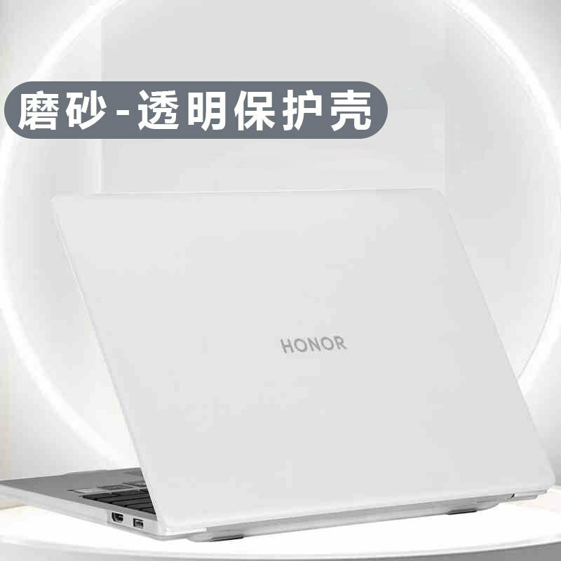 Чехол-накладка MyPads для ноутбука Honor MagicBook Art 14 2025 из прочного пластика, прозрачная MyPads