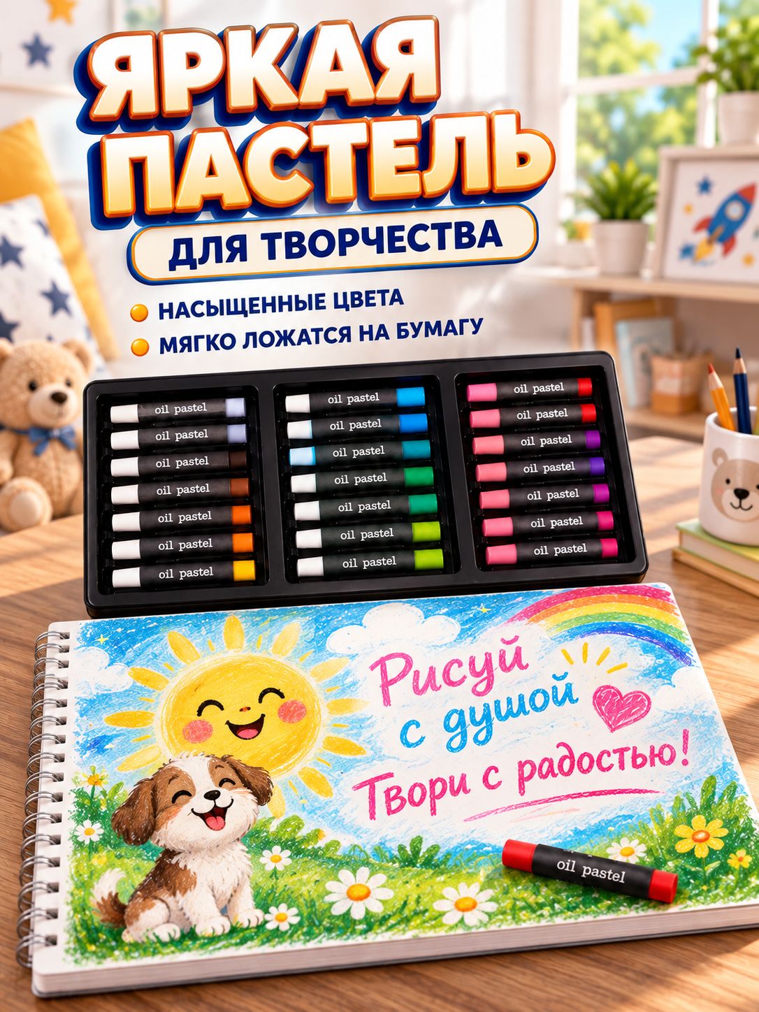 Набор для рисования в чемоданчике — фото 1