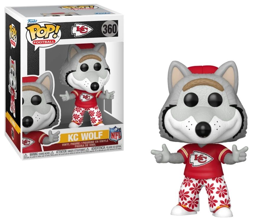 Фигурки Funko Pop Football- Коллекционная фигурка KC Wolf/Кейси Вулф - Фанко 360
