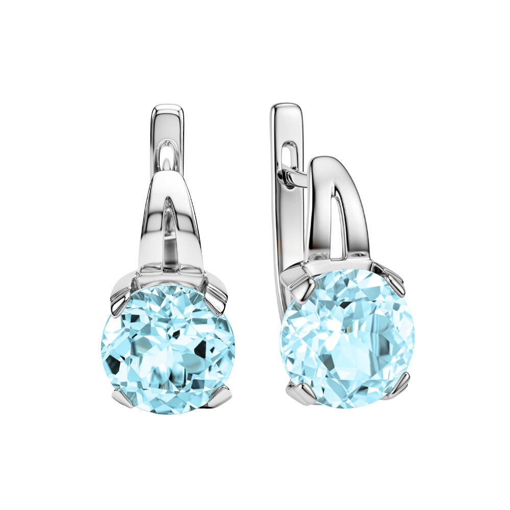 серьги из серебра