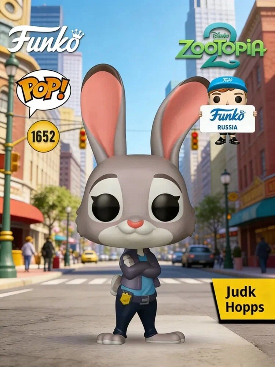 Фигурка Funko POP! Disney Zootopia 2 Judy Hopps (1652) 86634