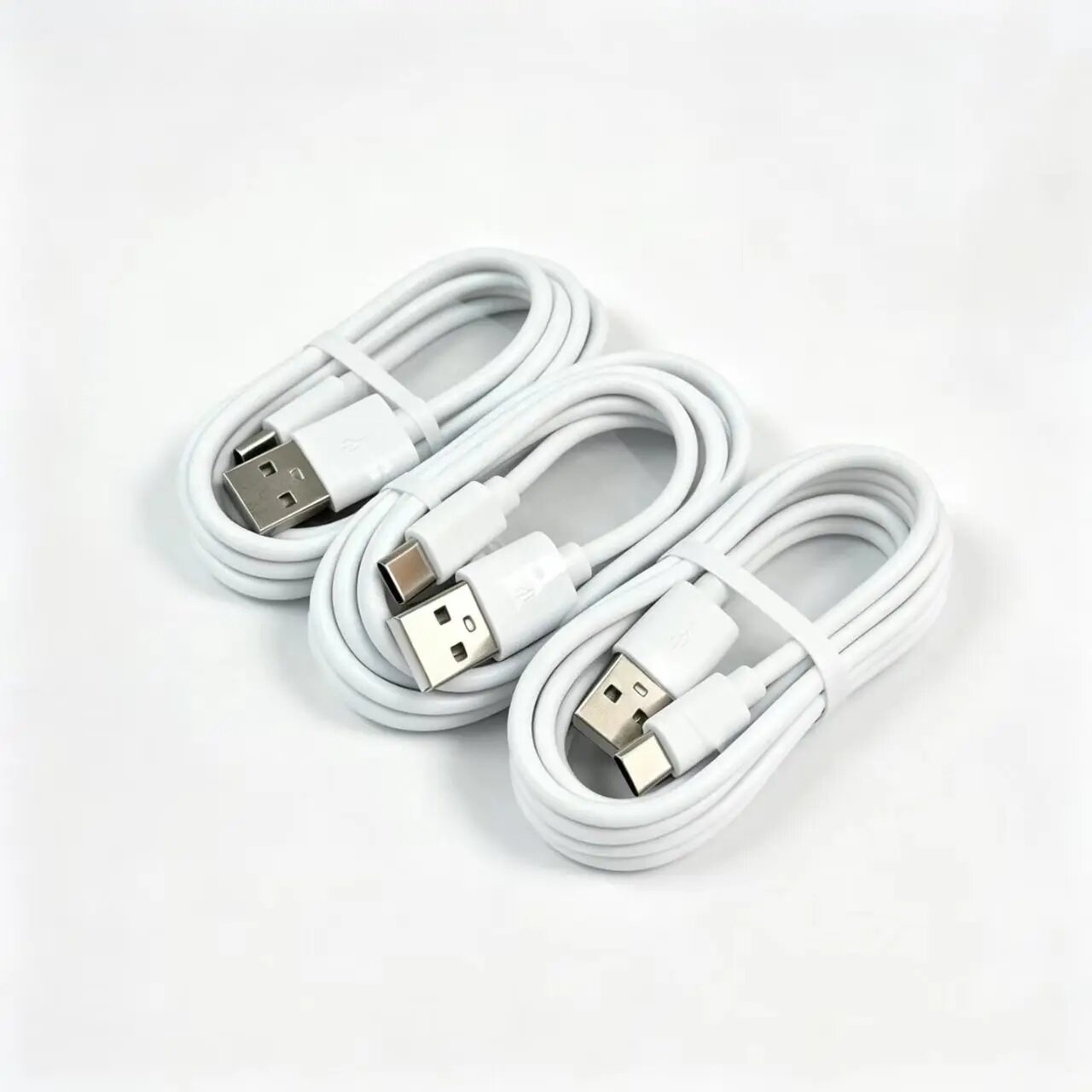 Комплект Из 3-х Кабелей USB Type-C Для Быстрой Зарядки Samsung, Huawei, Xiaomi, Redmi - Сверхскоростная Передача Данных И Зар.