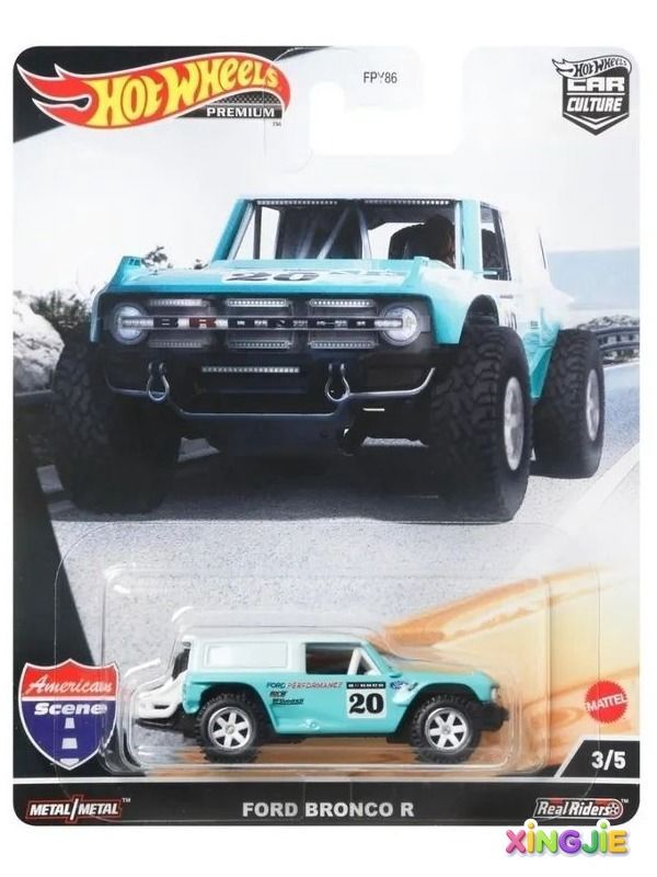 Машинка Хот Вилс / Hot Wheels Car Culture/ Ford Bronco R, FPY86-HCK05