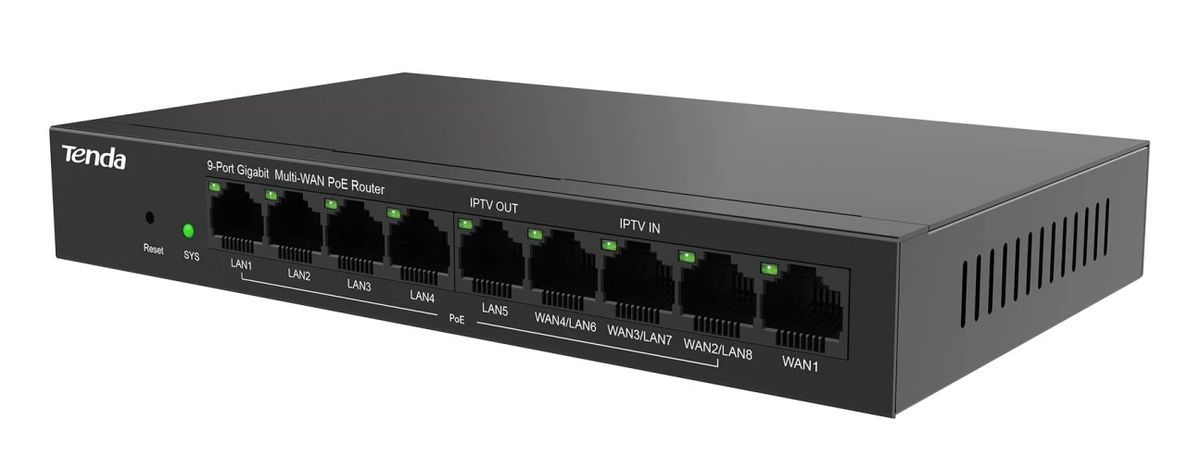 Tenda G0-8G-PoE 8-портовый гигабитный Ethernet-маршрутизатор PoE