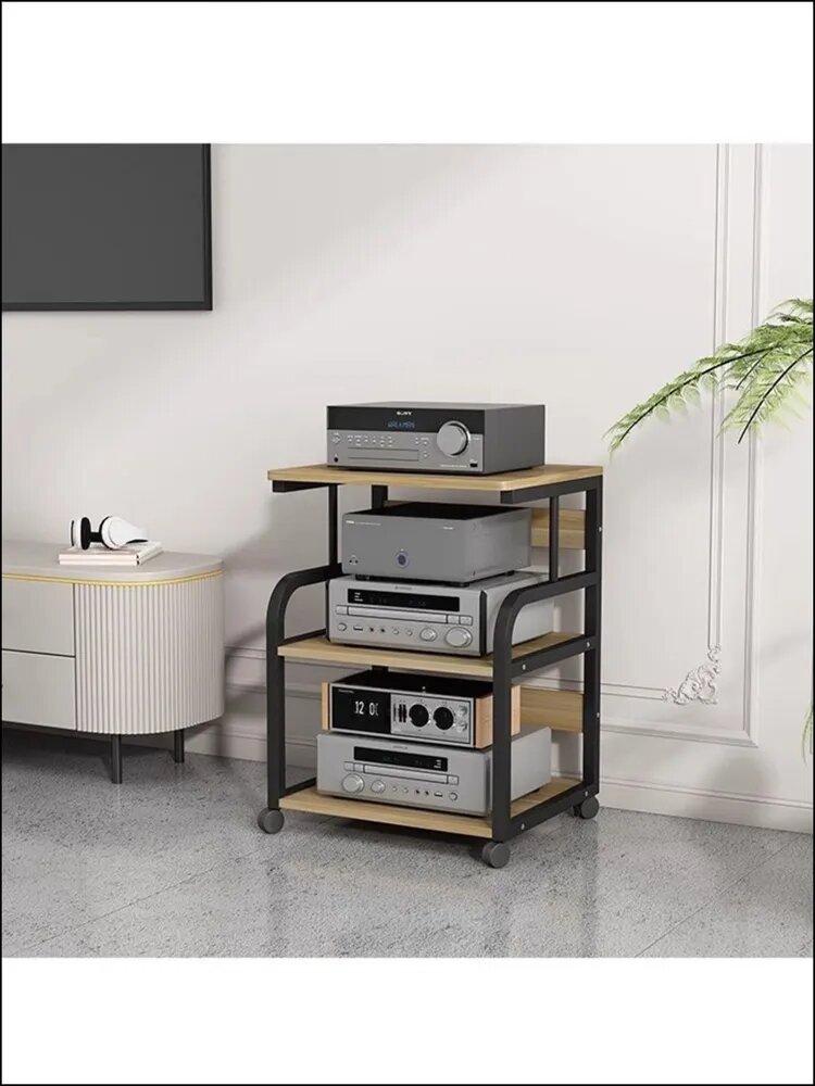 Эксклюзивная стойка на три уровня 55x40x74.5см для HiFi техники в гостиную-. Катюша