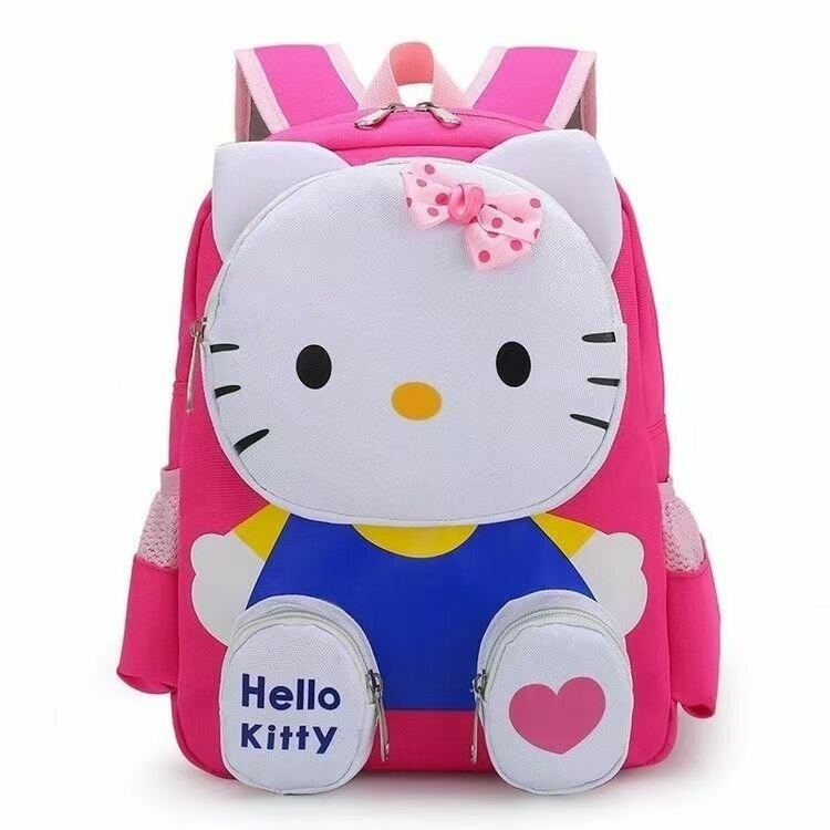 Новый мультяшный рюкзак Человек-паук для мальчиков, Hello Kitty для девочек, милый детский рюкзак для детского сада и начальной школы.
