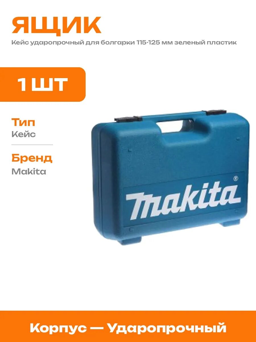 Ящик для болгарки с ложементом кейс для УШМ пластиковый