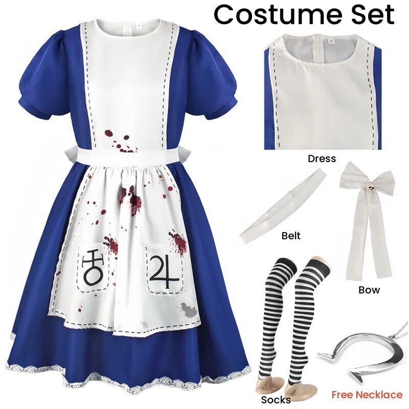 Костюм Алиса принцесса-горничная из полиэстера S, Costume Only