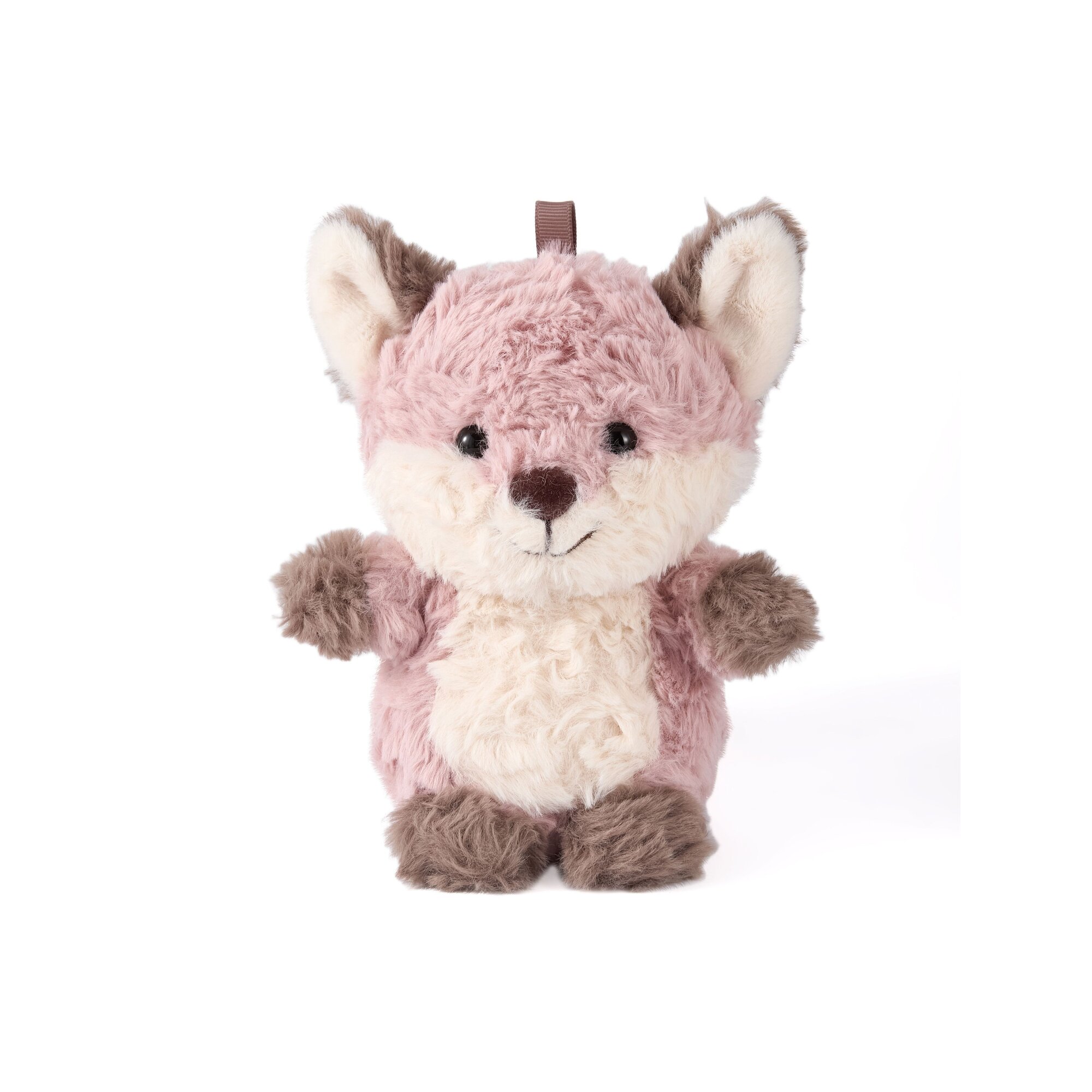 Hugbuddy Little Розовая Лиса Уют и Гармония Плюшевые Брелки Высота 16 см
