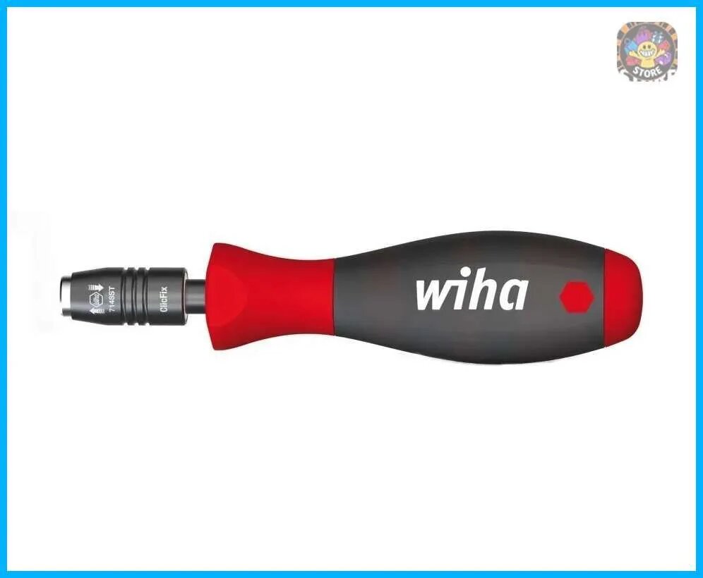 Отвертка с держателем для бит SoftFinish CentroFix 1/4" x 38 мм, с механической блокировкой WIHA 40331