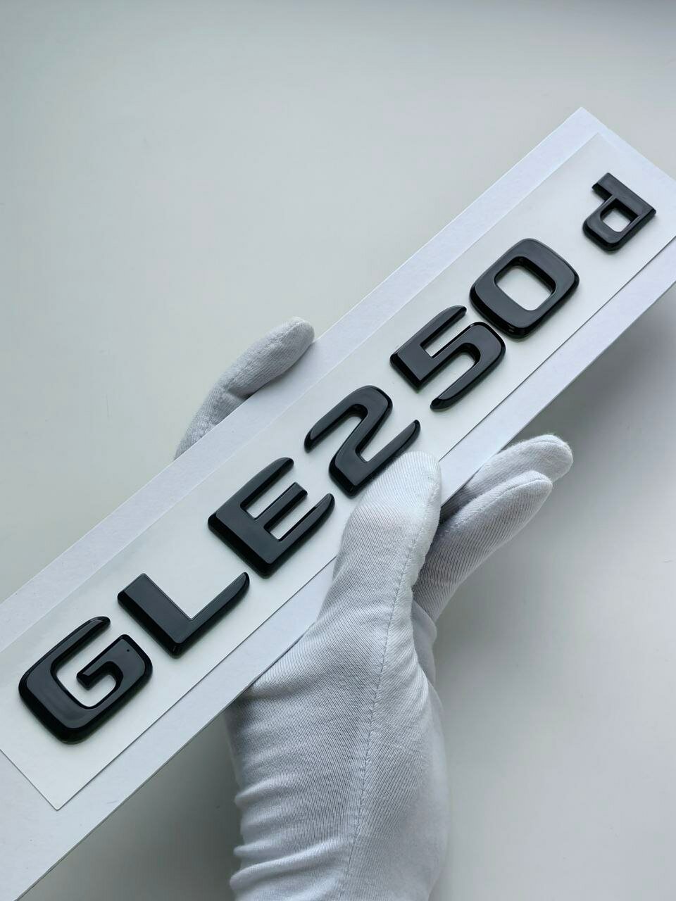 Надпись GLE 250 d 230*23 мм, шильдик Mercedes, эмблема Мерседес