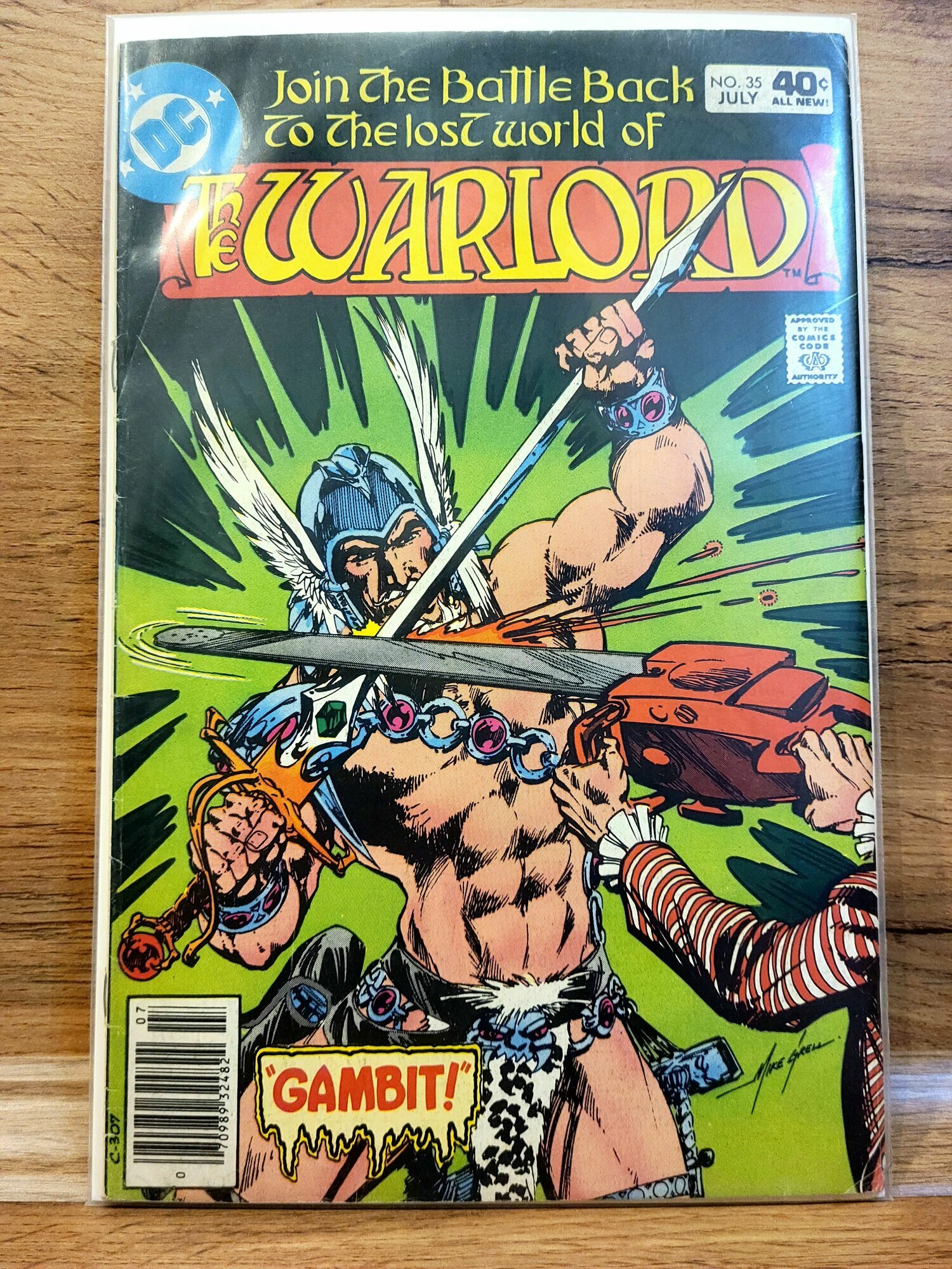 Ретро Комикс Warlord #35. 1983 Год.