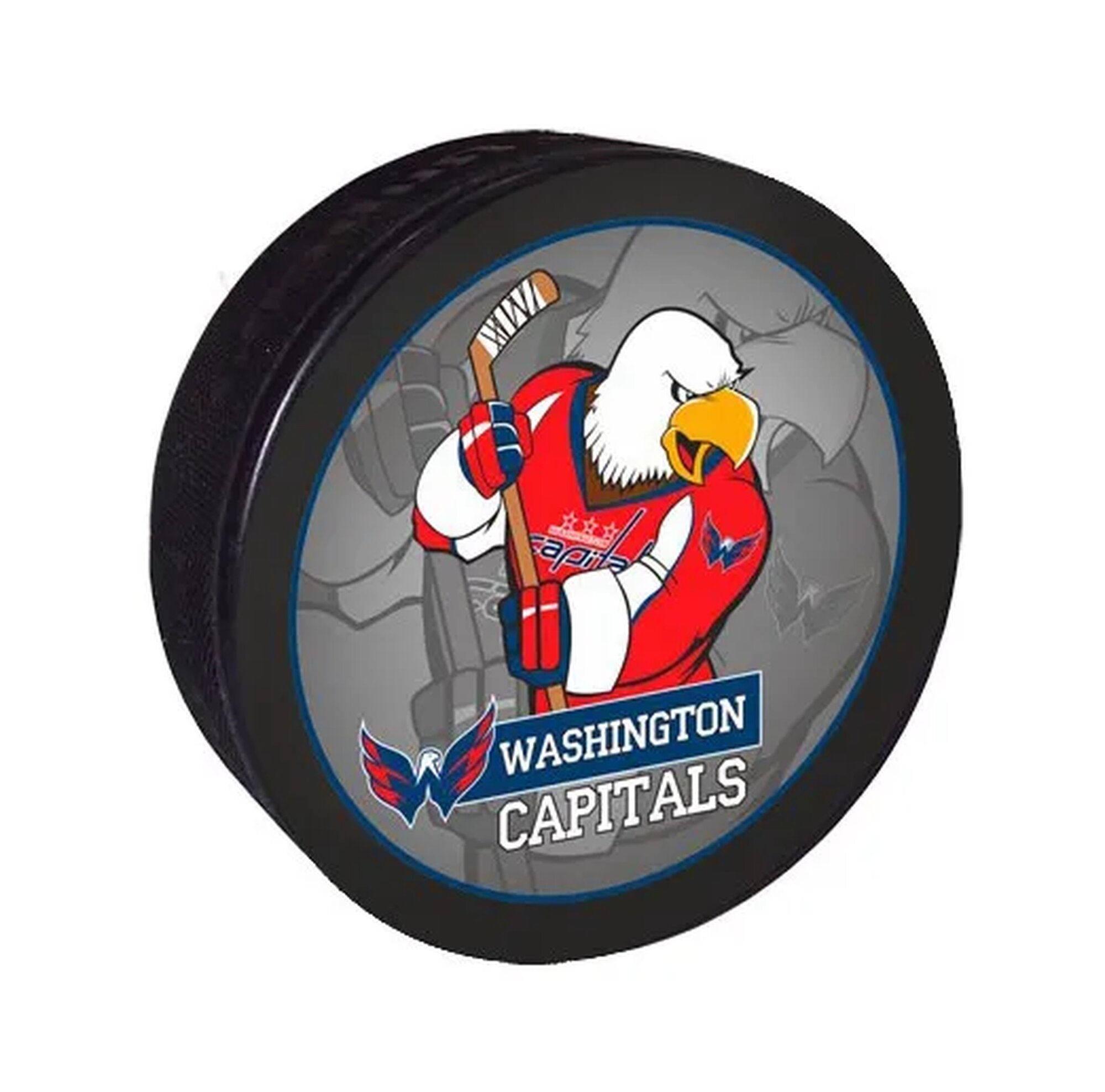 Шайба Rubena НХЛ Талисман Washington Capitals, резина, цвет серый
