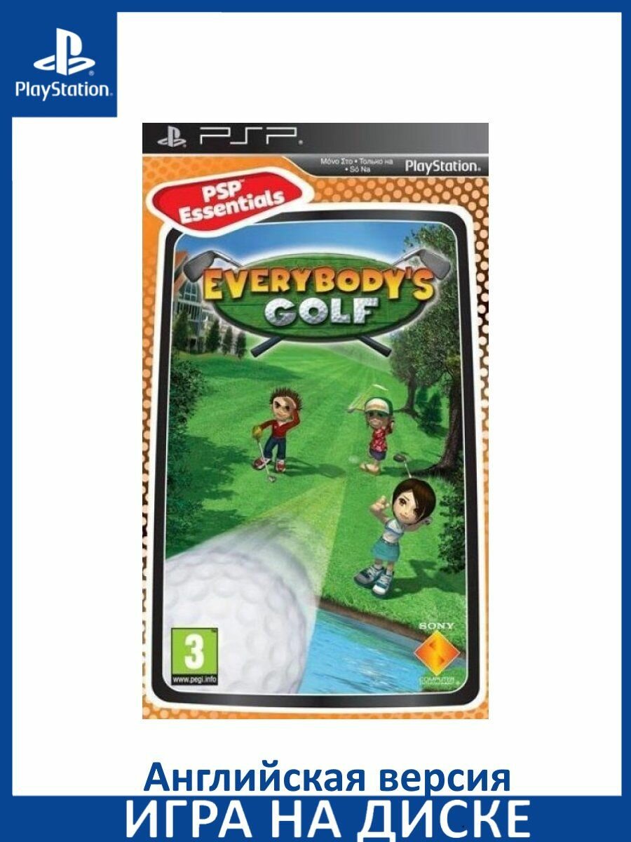 Игра Everybody's Golf Essentials PSP Диск на PlayStation Portable Английская версия