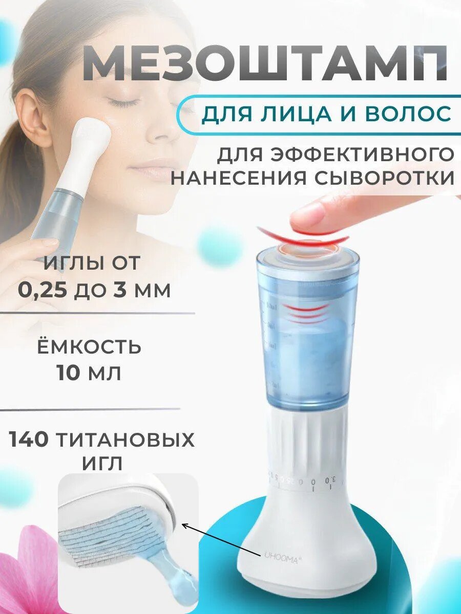 Мезороллер для волос, лица, дермапен, микронидлинг