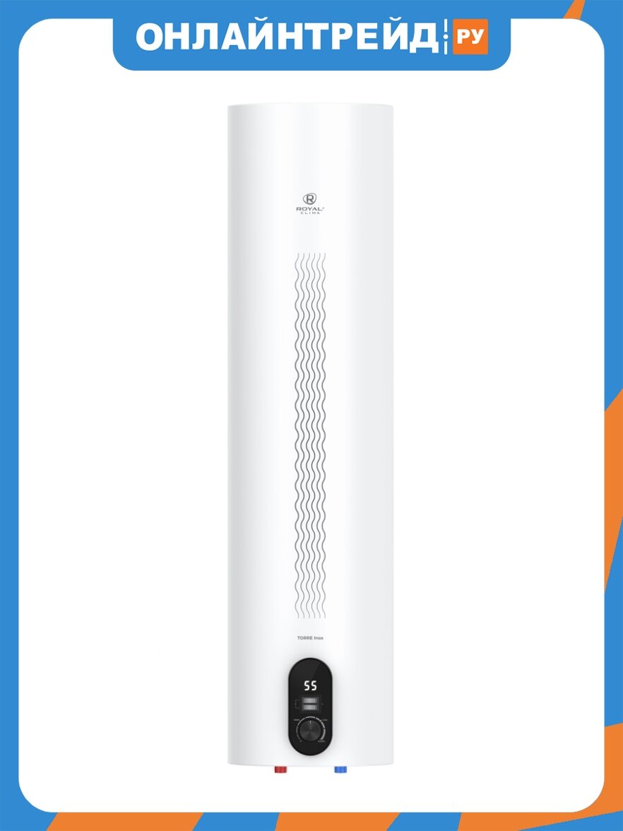 Водонагреватель накопительный Royal Clima TORRE Inox RWH-TR50-SS Ultraslim