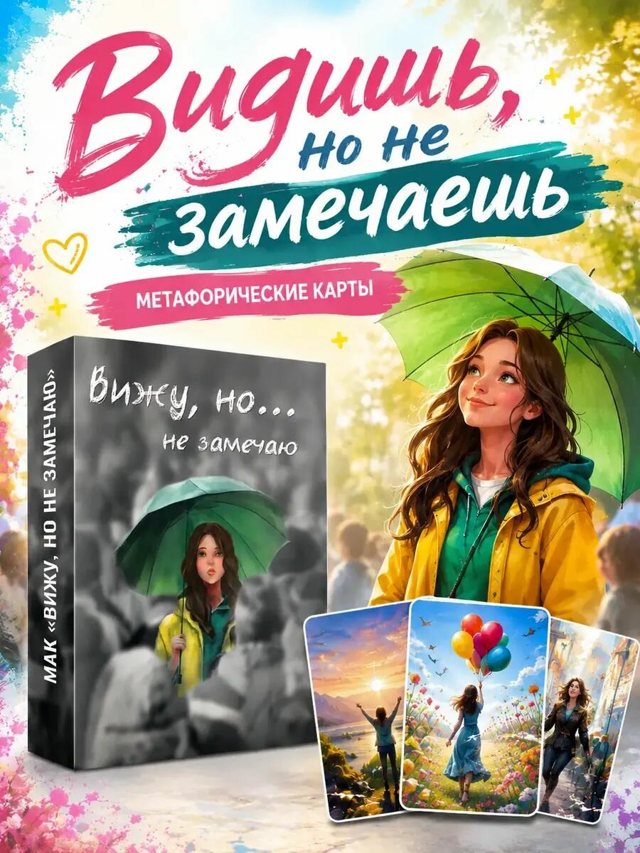 Метафорические ассоциативные карты "Вижу, но не замечаю"