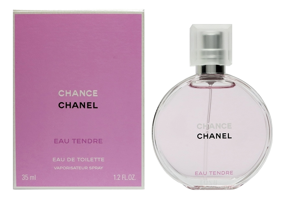 Chanel Chance Eau Tendre 35 мл женский парфюм - Шанель Шанс Тендер туалетная вода розовые