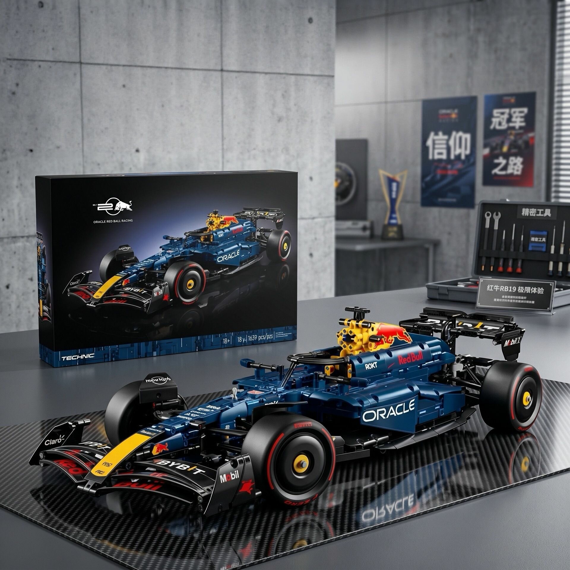 Межгосударственная совместимая сборная конструкторская игра LEGO Ferrari SF24, гоночная машина F1, гоночная машина Red Bull Formula 1, подарочный набор. сборная модель гоночный автомобиль подарок