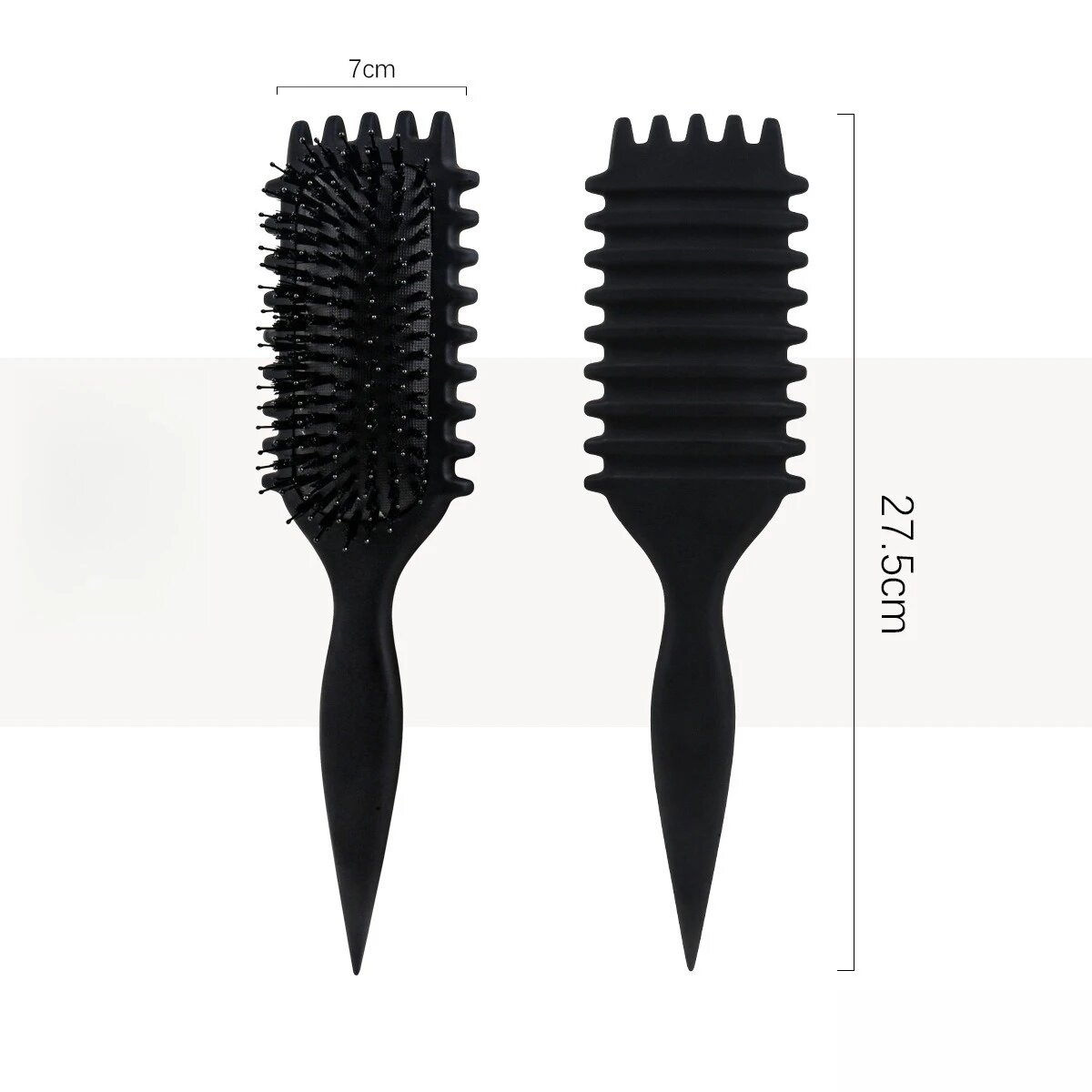 Расческа Salon Styling для кудрявых волос Черный, Черный, Black