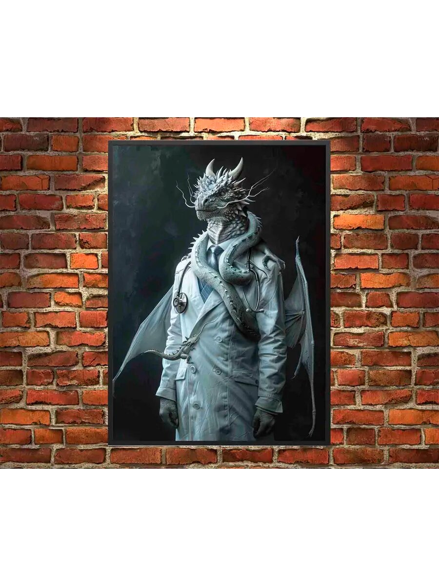 Доктор-дракон-зверь 2, Плакат 30x42см