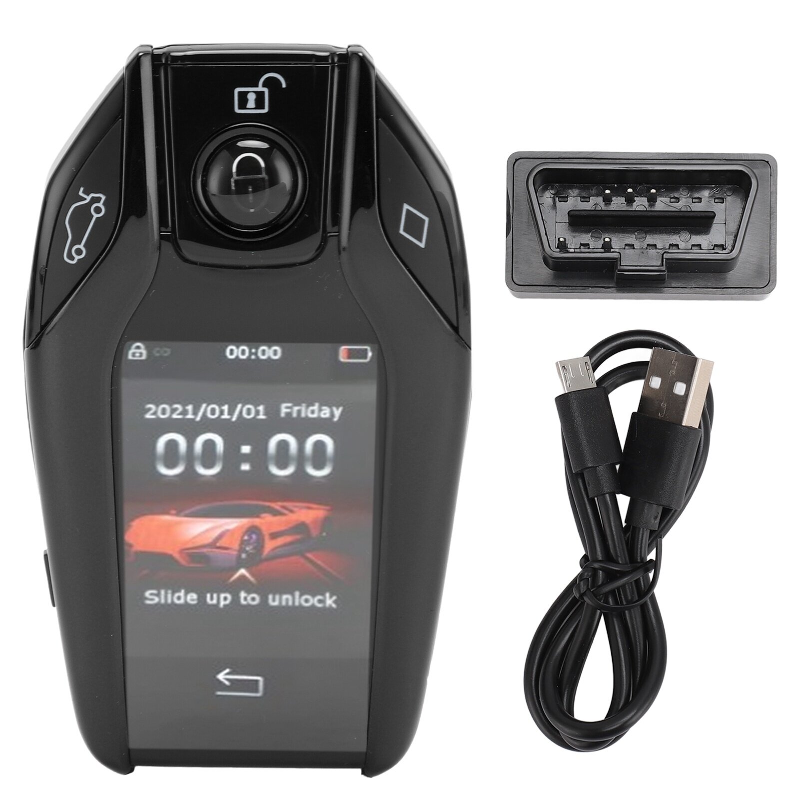 CAR Smart Key клавиша вход LCD сенсорный экран пульт дистанционного управления клавиш анти -потерянный автомобиль брег