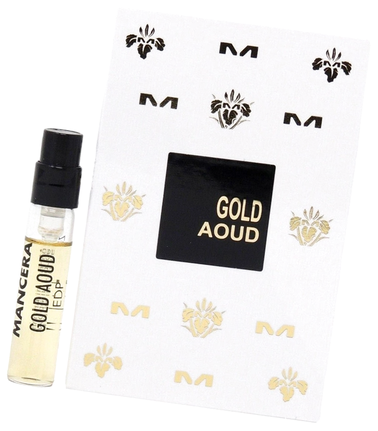 Mancera Gold Aoud сэмпл 2 мл унисекс - Мансера Голд Уд миниатюрная парфюмерная вода Золотой Уд