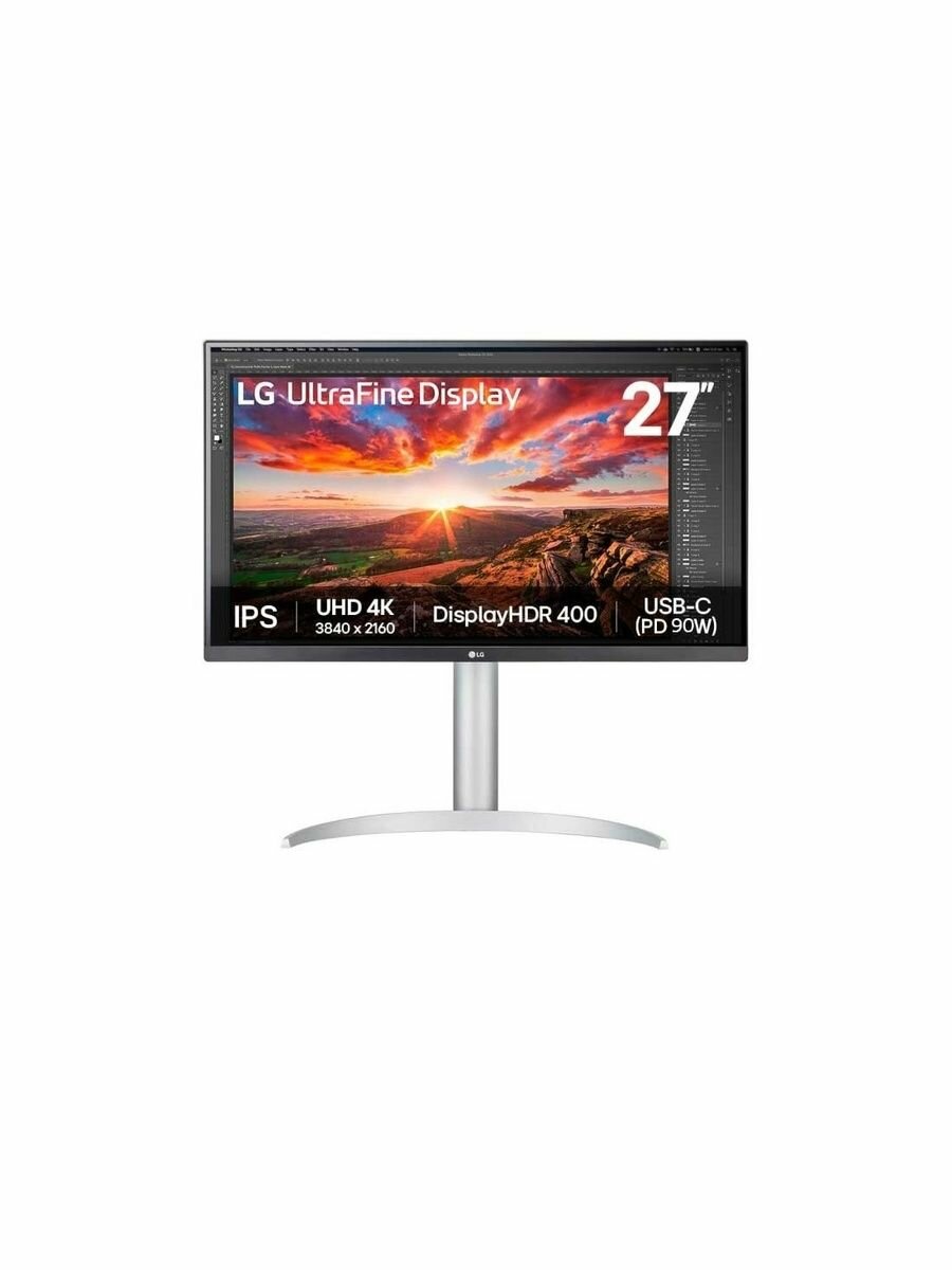 Монитор LG 27" 27UP850K-W белый