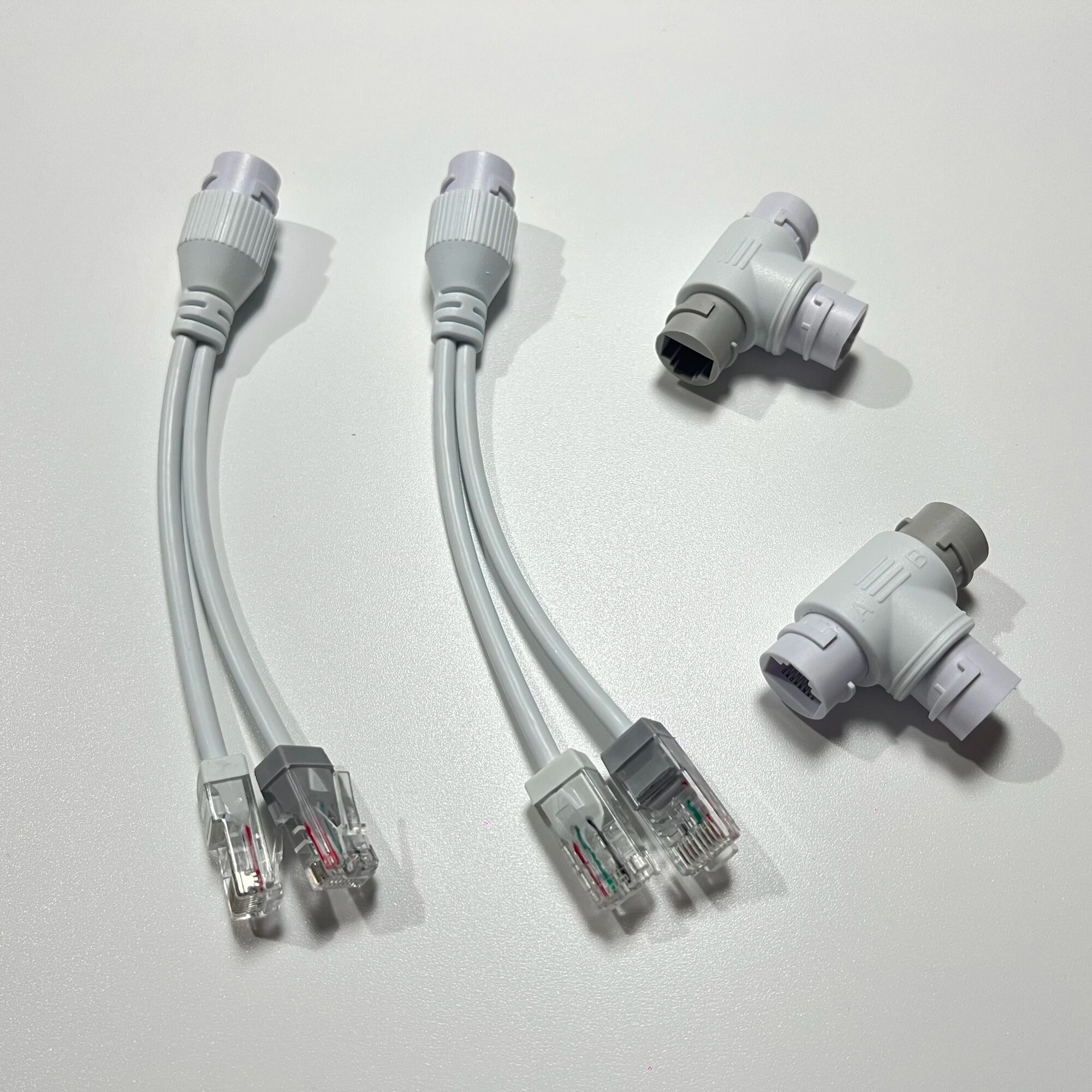 Сплиттер PoE, адаптер Ethernet, 1 сетевой кабель, 2 камеры, разветвитель PoE, комбинатор 1 на 2, разъем