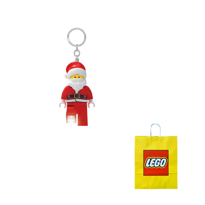 Конструктор LEGO Santa Claus LED Keychain, унисекс