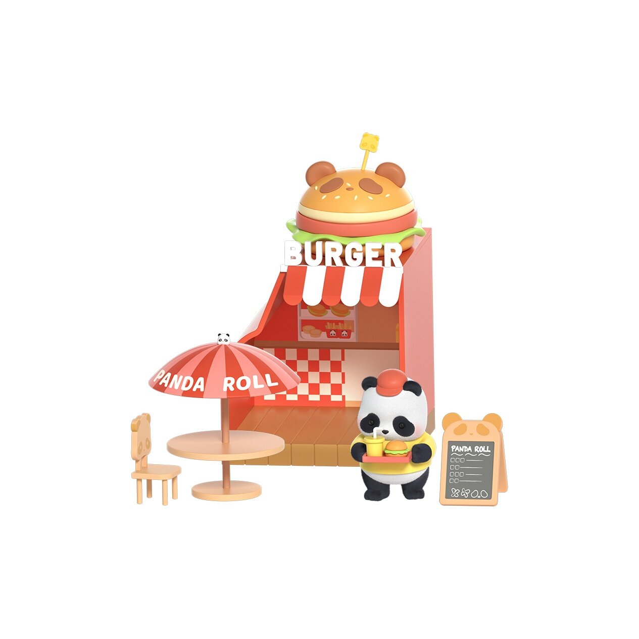 52TOYS Panda Roll Панда Коллекция Shopping Street Фигурка Слепые коробки 1 слепой бокс Целая коробка 6 шт